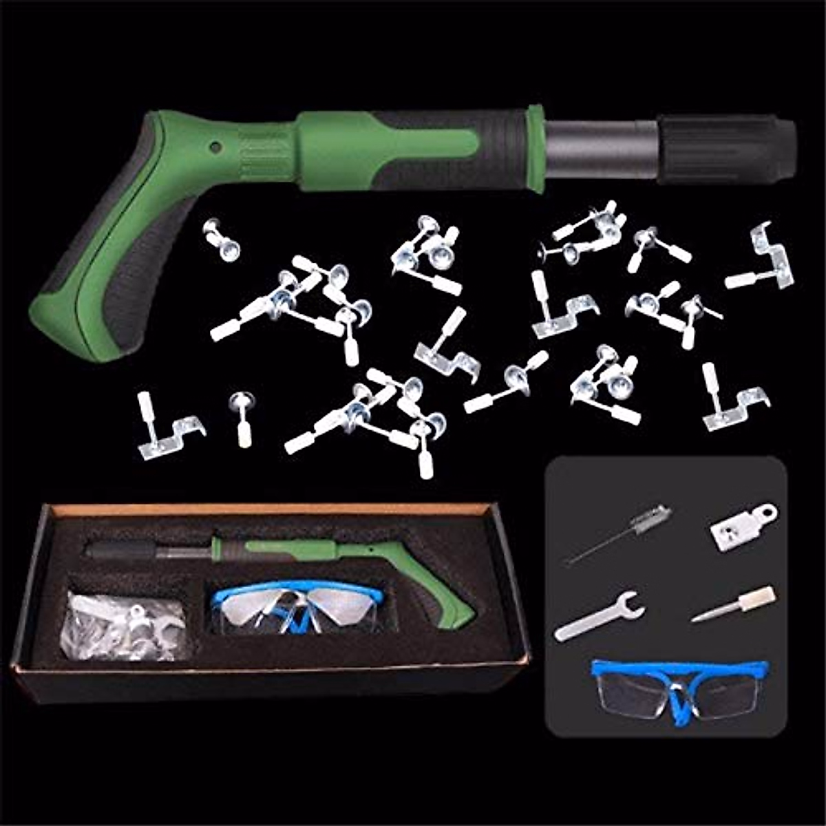 Meshin Silencer Shoot Nail Grab Nailing Tool Kit Multifunctional Wall Actuated Fastening Tool Without Extra Power