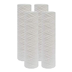 Compatible for WHKF-WHSW String Wound 5 Micron Sediment Water Filters - 4-Pack- by IPW Industries Inc.