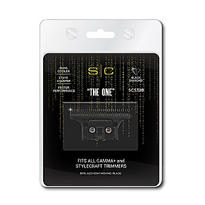 StyleCraft Replacement Moving The One Black Diamond Carbon DLC Deep Tooth Trimmer Blade