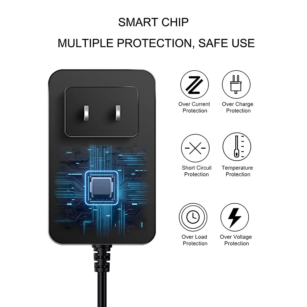 26V 1A Adapter Power Supply 26 Volt 1 Amp Charger AC to DC Plug 5.5x2.1mm & 2.5mm for 26volt 100mA 200mA 300mA 400mA 500mA 600mA 700mA 800mA 900mA 1000mA Equipment