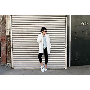 No nonsense womens Cotton Capri leggings pants, Black, Medium US