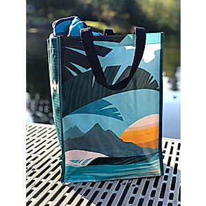 Foremost Reusable Bag Standard Size Artist Series 4 Pack, Multicolor, (74014)