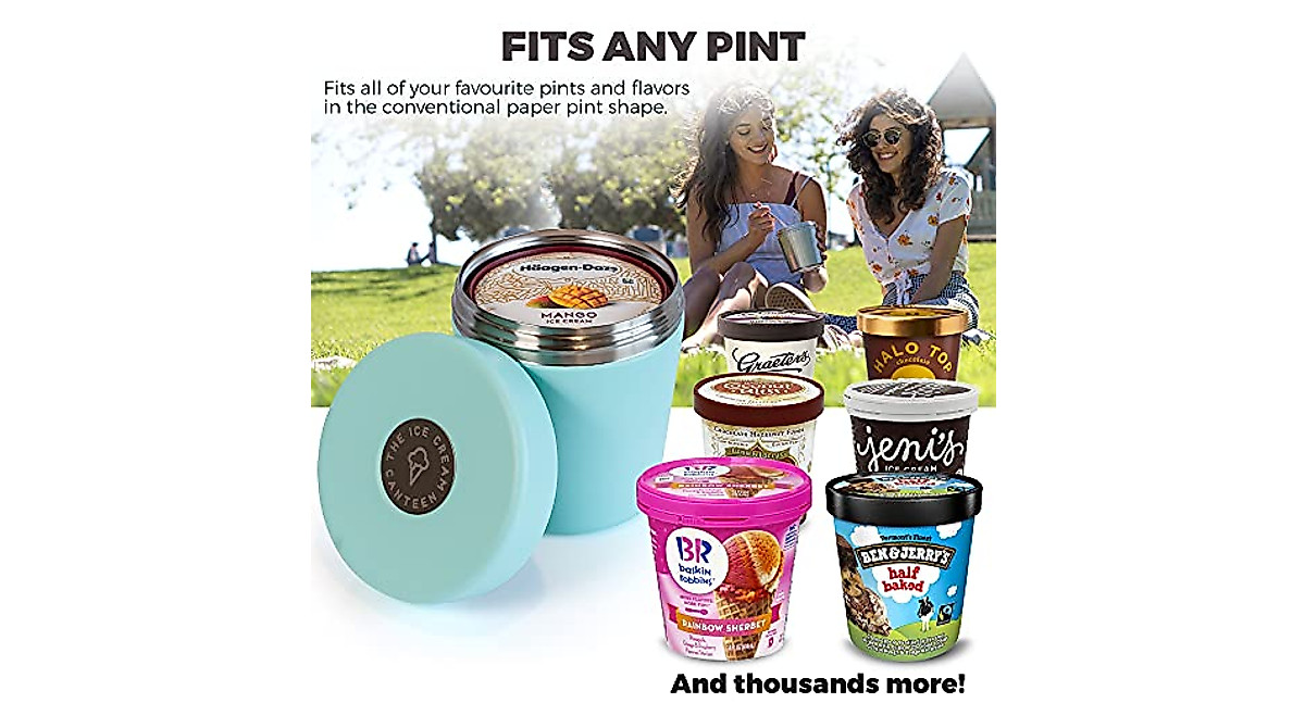 Ice Cream Canteen Vacuum Insulated Thermos for Ice Cream Lovers