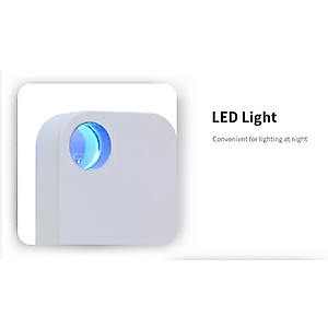 The Air Genie GL-130 - Indoor Mini Plug in Portable Air Cleaner - Negative Ion - Improve indoor air quality - Low noise - Low energy - Easy to use - Grey, 106 * 66 * 50 mm