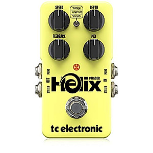 TC Electronic HELIX PHASER Extremely Versatile Phaser Pedal with Built-In TonePrint Technology