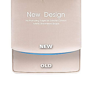 Nuu Garden Indoor and Outdoor Water-Resistant Cushions for Patio Furniture Set of 2/19.69 x 17.72 x 1.97 Inch, Beige