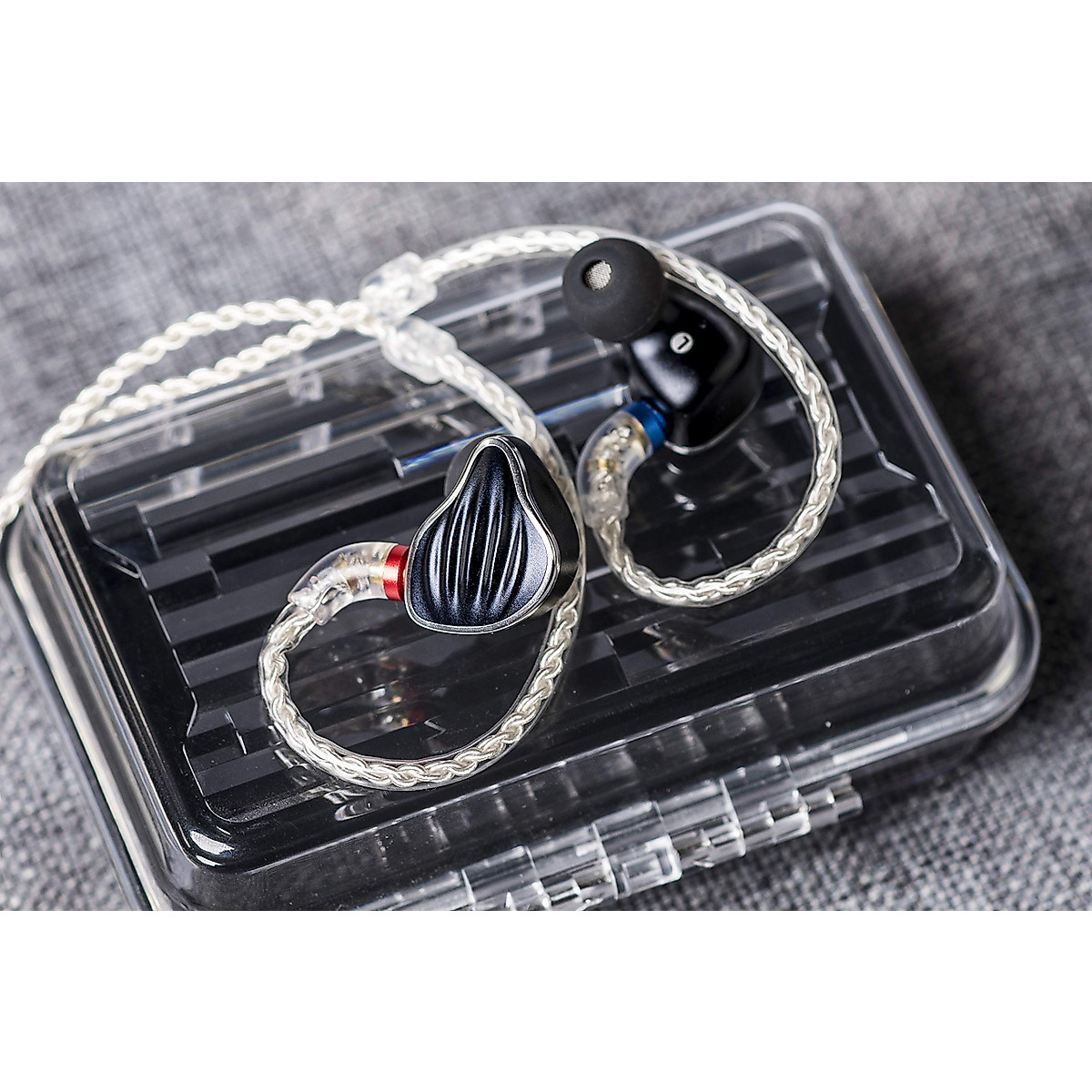 FiiO FH5 Best Over The Ear Headphones/Earphones Detachable Cable Design HiFi Quad Driver Hybrid (1 Dynamic + 3 Knowles BA) in-Ear Monitors for iOS and Android Computer PC Tablet