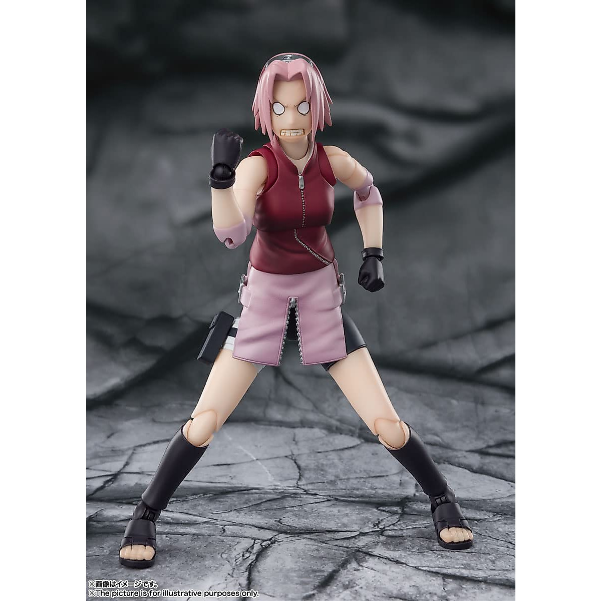 TAMASHII NATIONS - Naruto Shippuden - Sakura Haruno - Inheritor of Tsunade's Indominable Will, Bandai Spirits S.H.Figuarts Action Figure