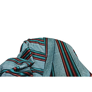 Alpaca Knits Handmade Alpaca Wool Blanket (Blue and Things)