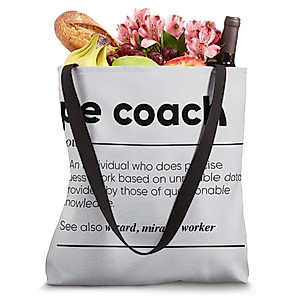 PE Coach Funny Definition Tote Bag