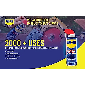WD-40 Original Formula 3 Sizes Combo Kit: 3 OZ Mini Can, 8 OZ Smart Straw, and 12 OZ Smart Straw