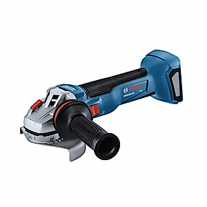 BOSCH GWS18V-10N 18V Brushless 4-1/2 – 5 In. Angle Grinder with Slide Switch (Bare Tool), Black