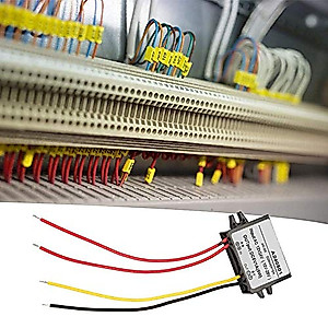 Waterproof Voltage Power AC 12V 24V to 5V DC Buck Converter Voltage Regulator Power Module for Car Step Down Converter (1A)