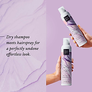 SGX NYC Dry Texture Spray - 3-in-1 Versatile Dry Shampoo and Hairspray for Refreshed Hair - 6.5 oz - UV Protection, Paraben Free, Vegan Friendly, Cruelty Free