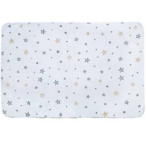 Baby Monthly Milestone Blanket Stork Carrying Baby Newborn Month Flannel Fleece Blanket Neutral Unisex Baby Boy Baby Girl Shower Gifts Double Sided Star 60" L x 40" W