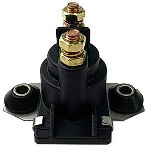 Solenoid Relay Compatible with Mercury Marine Mercury 4 Terminal 20HP 25HP 40HP 45HP 50HP 55HP 60HP 65HP 70HP 80HP 90HP 89-818997A1 89-850188t1 89-850187T1 89-818999A2 65W-81941-00-00