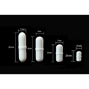 PTFE Magnetic Stirrer Mixer Stir Bar Spinbar Stirring (35mm 30mm 28mm 25mm 20mm 12mm 10mm)