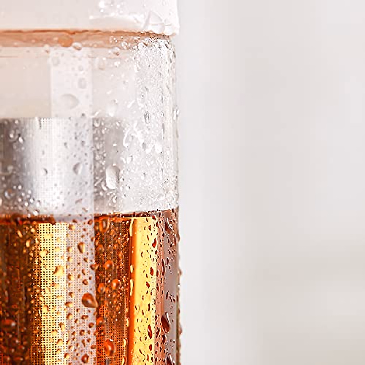 Coffee Cold Brewer Cold Brew Coffee Pot Glass Household Fruit Tea Cold Brew Bottle Ice Drip Coffee Appliance Cold Brew Cup Simple to Use (Color : Brown, Size : 1000ml) (White 1000ml) (Pink 1000ml)