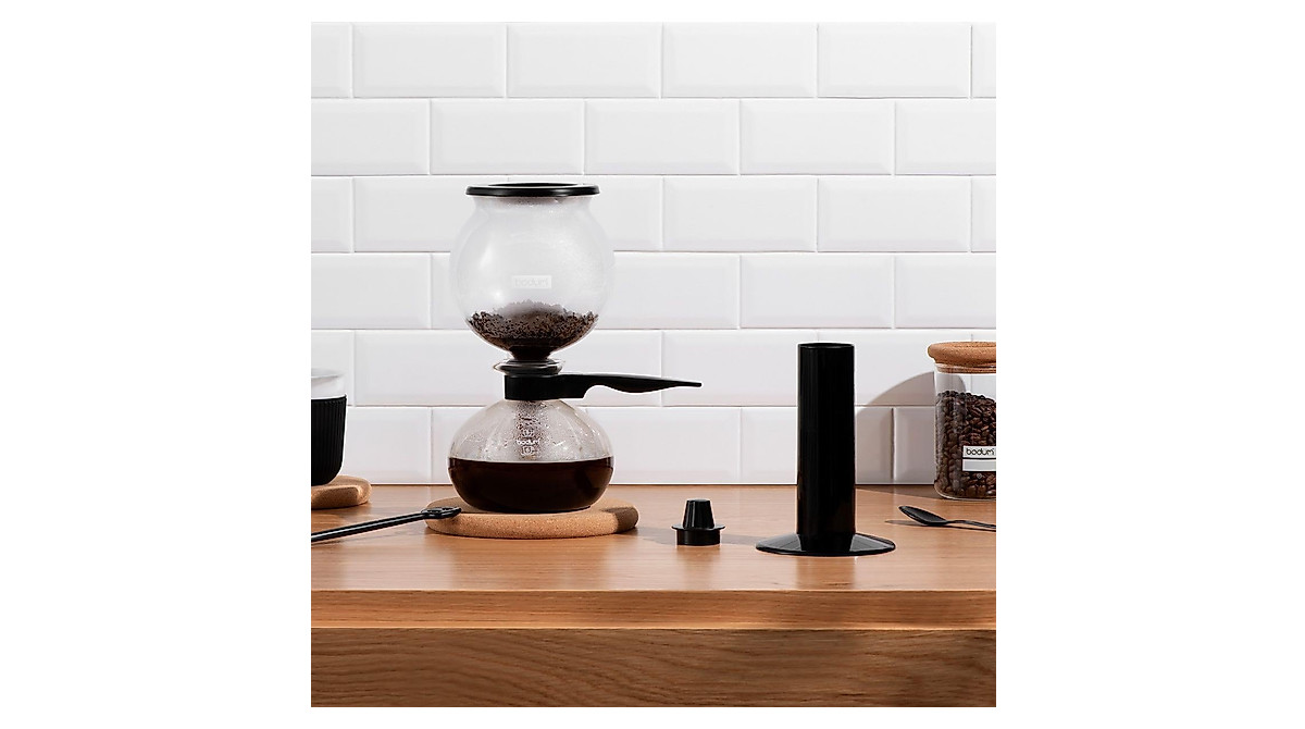Bodum 34 oz Pebo Vacuum Coffee Maker - High-Quality Glass Brew