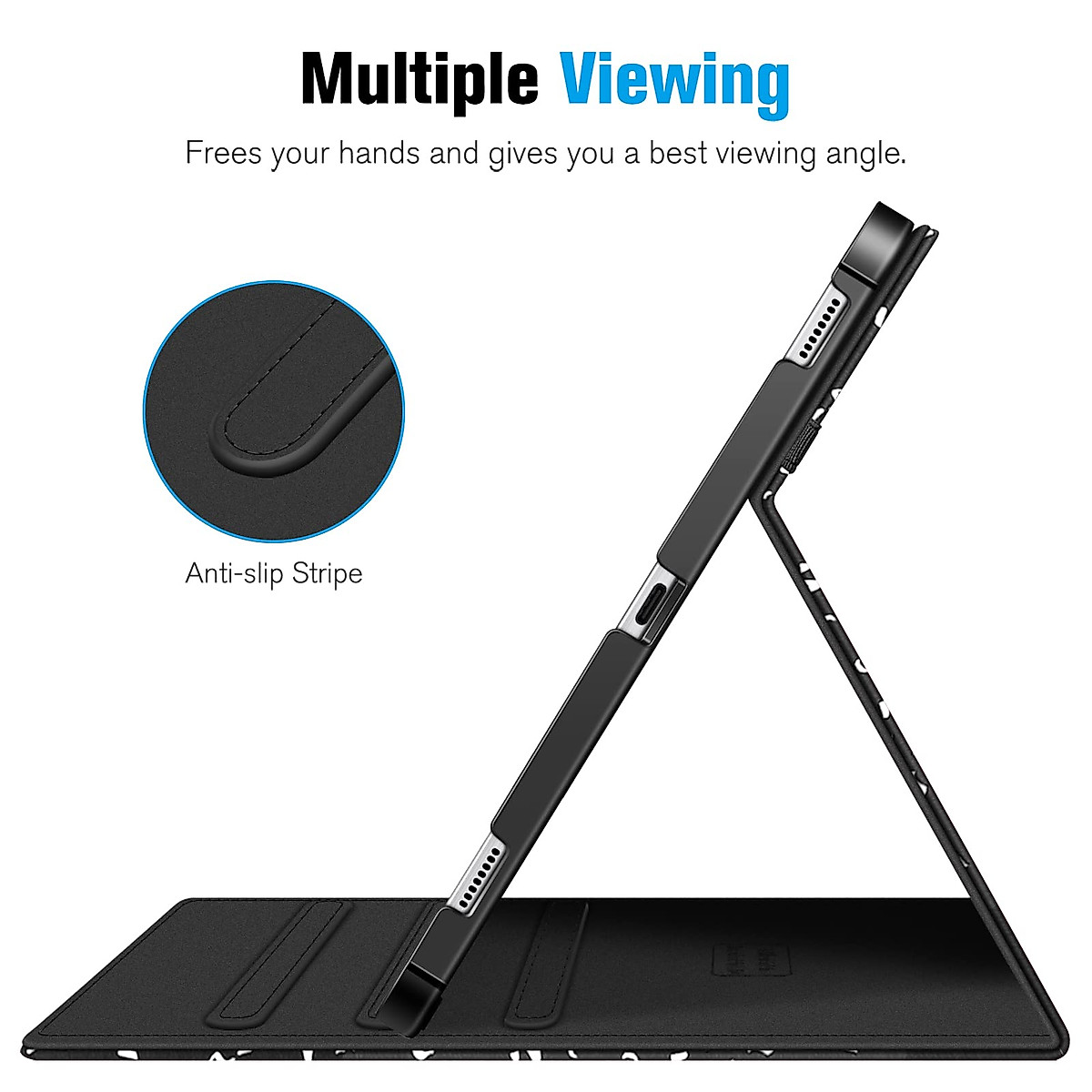 Fintie Case for Samsung Galaxy Tab S8 Plus 2022/S7 FE 2021/S7 Plus 2020 12.4 Inch with S Pen Holder, Multi-Angle Viewing Cover with Pocket Auto Wake/Sleep, Composition Book