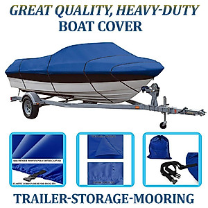 SBU Blue Boat Cover Compatible for Regal 2250 CUDDY/2250 FASTRAC Cuddy 2013, Travel Storage Mooring
