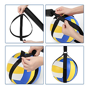 Wiwaplex Volleyball Spike Trainer, Volleyball Spike Training System, Volleyball Equipment Training Improves Serving, Jumping and Arm Swing Mechanics and Spiking Power