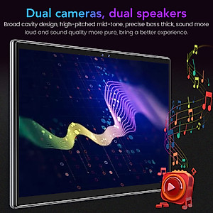 Jectse for Tablet, 10.1 Inch Tablet 6GB RAM 128GB ROM 2.4 5G WiFi Tablet with 5MP 13MP Camera, Octa Core Tablets, 1960x1080 IPS HD Touch Screen, Grey