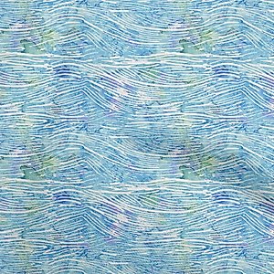 oneOone Cotton Cambric Light Blue Fabric Aian Batik Sewing Fabric by The Yard Printed DIY Clothing Sewing Supplies 56 Inch Wide-15