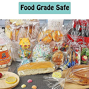 Clear Cellophane Wrap Roll 110 Feet Long 31.5 Inches Wide, Cellophane Rolls for Gift Baskets Flowers Food