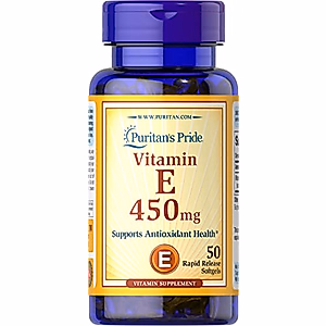 Puritan's Pride Vitamin E-1000 IU 50 SFTGLS