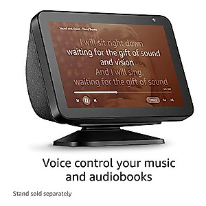 Echo Show 8 (1st Gen, 2019 release) -- HD smart display with Alexa – Unlimited Cloud Photo Storage – Digital Photo Display - Charcoal