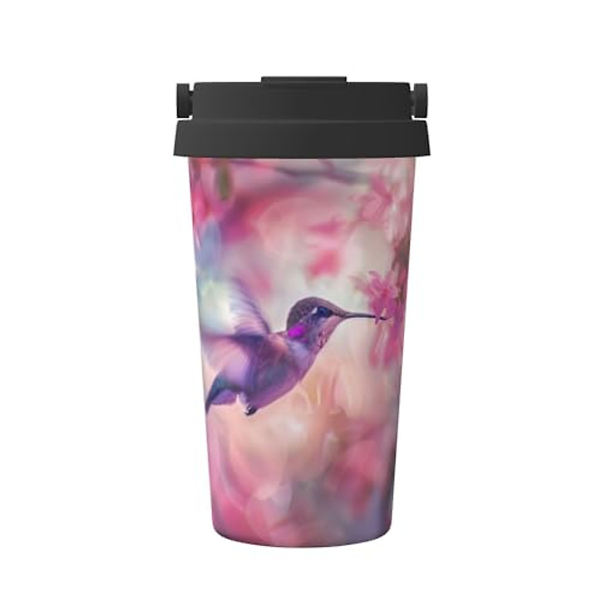 WANGZHAO Humming bird Print Double Wall Stainless Steel Vacuum Insulated Tumbler Cup Home Thermal Cup