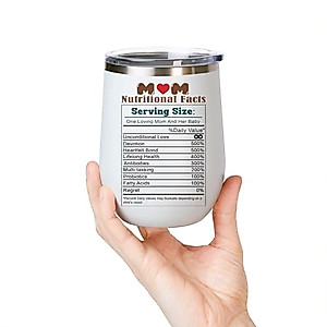 Don't Mess with Mamaworld Tumbler, Nutrition Facts Gift for Mother's Day, 12oz Insulated Jurassic Coffee Cup Gift for Mom, Stepmom or Mother-in-Law from Kids