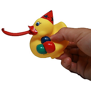 Rubber Ducks Family Party Rubber Duck, Waddlers Brand Toy Rubber Duck Squeaking and Tongue Blowing Party Celebration Fun, All Depts. Favor Gift New Year, Birthday, Baby Shower Christmas