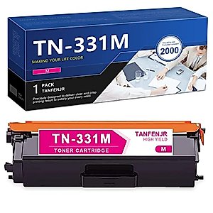 TANFENJR Compatible TN-331M TN331M Magenta Toner-Cartridge Replacement for Brother HL-L8250CDN MFC-L8600CDW Printer (1 Pack)