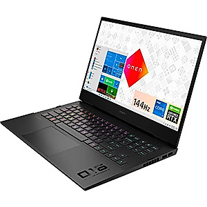 HP Omen 16 Gaming Laptop 16.1” FHD IPS 144Hz 7ms (100% sRGB) 11th Gen Intel 8-Core i7-11800H 32GB RAM 1TB SSD Geforce RTX 3060 6GB Backlit Thunderbolt Win11 Black + HDMI Cable