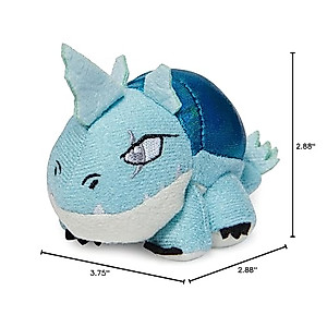 Dreamworks Dragons 6064914 Nine Realms, Crystal Plush Dragons, 3-inch, Kids Toys for Age 4 and Up (Styles May Vary), Multicolor