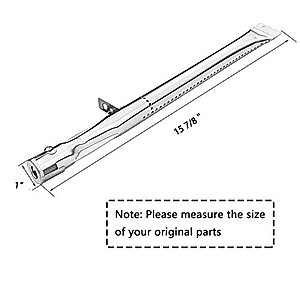 Htanch PN4332 (2-Pack) SA4331(4-Pack) Repair Kit Replacement for Stok SGP4330SB, SGP4331, SGP4130N, Stok Quattro 4 Burner Grills, Parts Gas Grill Pipe Burners Tube, Heat Plate, Crossover