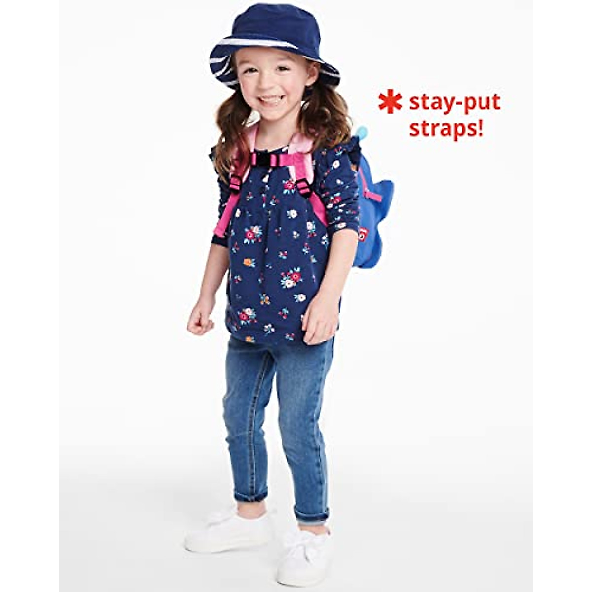 Skip Hop Toddler Backpack Leash, Zoo, Butterfly