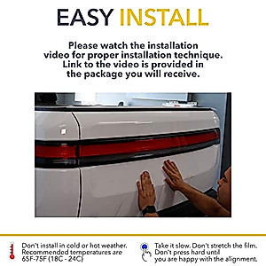 TWRAPS Tailgate Clear Protection Film (PPF) for Rivian R1T Top + Bottom