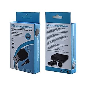 Bluetooth Adapter with Microphone for PS4 /PS5 HLRAO,USB Adapter Mini USB 4.0 Bluetooth Adapter/Dongle Receiver and Transmitters Dongle Bluetooth Compatible with Playstation Support A2DP HFP HSP.