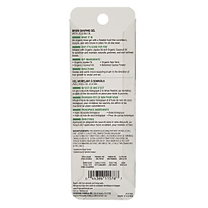 Physicians Formula Organic Wear Brow Gel, Soft Brown, 0.12 Fl Ounce