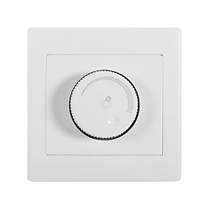1Pcs Home Wall Led Dimmer Switch Dimmer Switch Merross Mounted Rotary Knob Lamp Brightness Controller Panel Dimmer Switch New