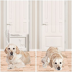 Door Protector from Dog Scratching, Clear Heavy Duty Flexible Door Claw Shield, Anti-Scratch Guard for Furniture, Window, Wall – cat Scratch Furniture Protector - (118in X 8.3in)