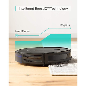 eufy [BoostIQ] RoboVac 15C, Wi-Fi, Upgraded, Super-Thin, 1300Pa Strong Suction Quiet, Self-Charging Robotic Vacuum Cleaner, Cleans Hard Floors to Medium-Pile Carpets (Renewed)
