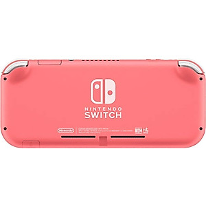 Newest Nintendo Switch Lite Game Console, Coral Pink With 128GB AllyFlex MemoryCard