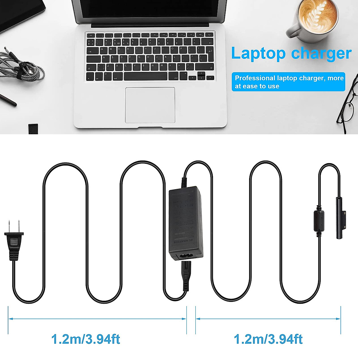Surface Pro 3 Pro 4 Charger 36W 12V 2.58A for Microsoft Windows Surface Pro 3 Pro 4 Tablet 1625 Adapter