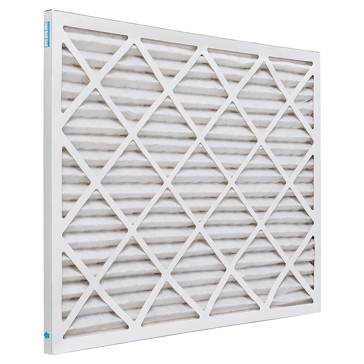 Eco-Aire 20x21 5/8x1 MERV 13, Pleated Air Filter, 20 x 21 5/8 x 1, Box of 6, Made in The USA