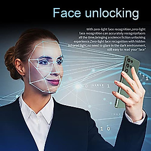 PUSOKEI Unlocked Smartphone, 4G Mobile Phone with Stylus, 6.52 inch FHD Screen, 4GB RAM 64GB ROM, 16MP+32MP Camera, Navigation System, 5G WiFi, Face Unlock, Android12, 4500mAh Battery