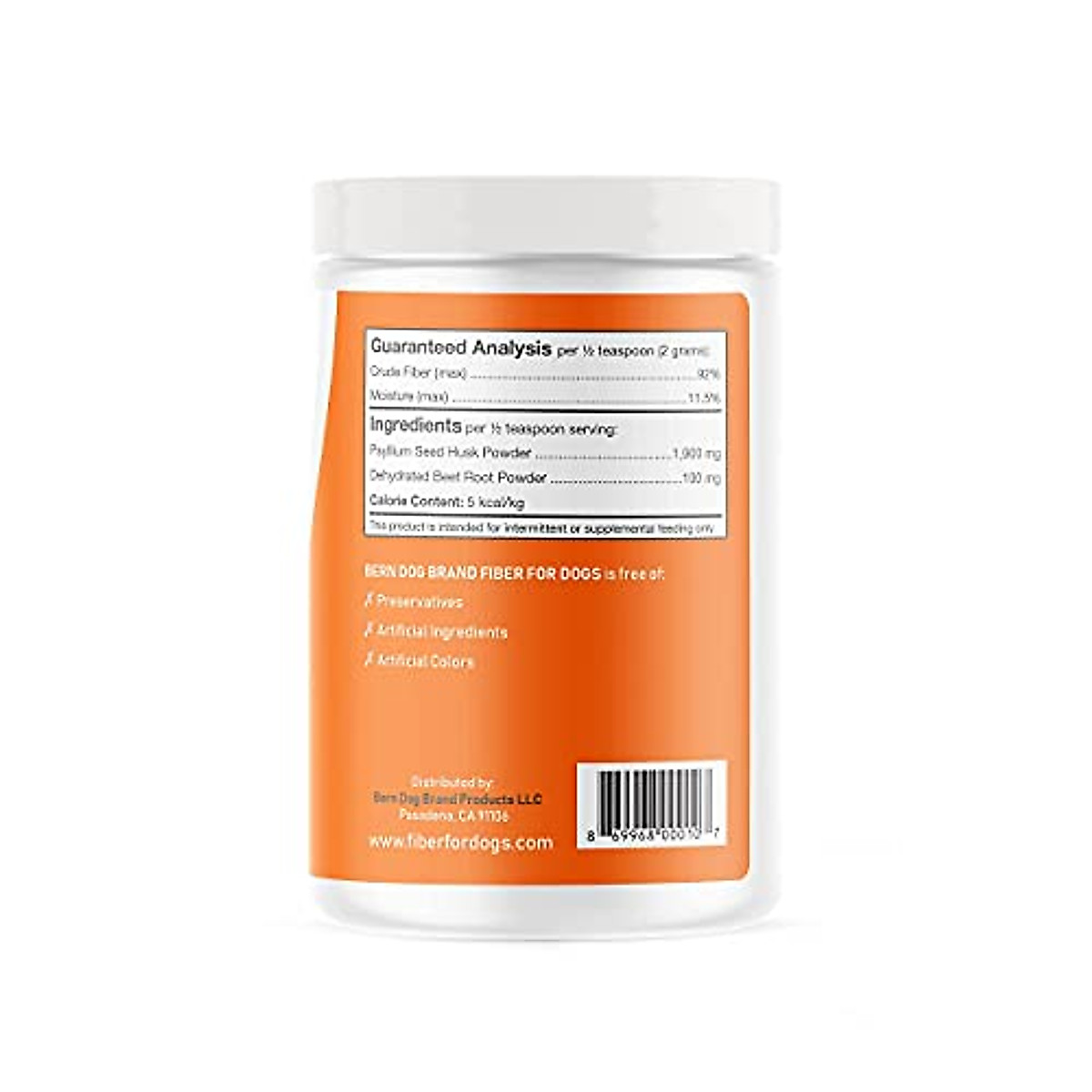 Fiber for Dogs Psyllium Seed Husk Powder & Dehydrated Beet Root Powder Aids a Number of Intestinal Disorders in Dogs Including Diarrhea, Constipation & Anal Gland Issues. Available in 6 and 12 oz.